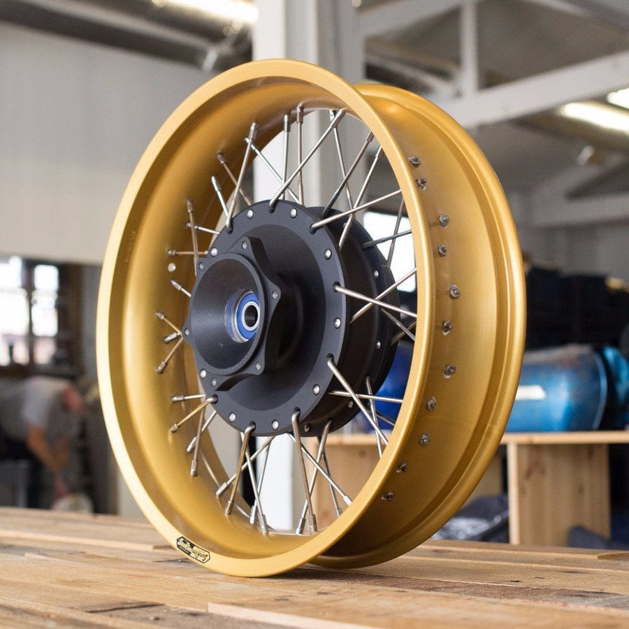 XS650 Rear Wheel with Disc Brake Conversion - Cognito Moto