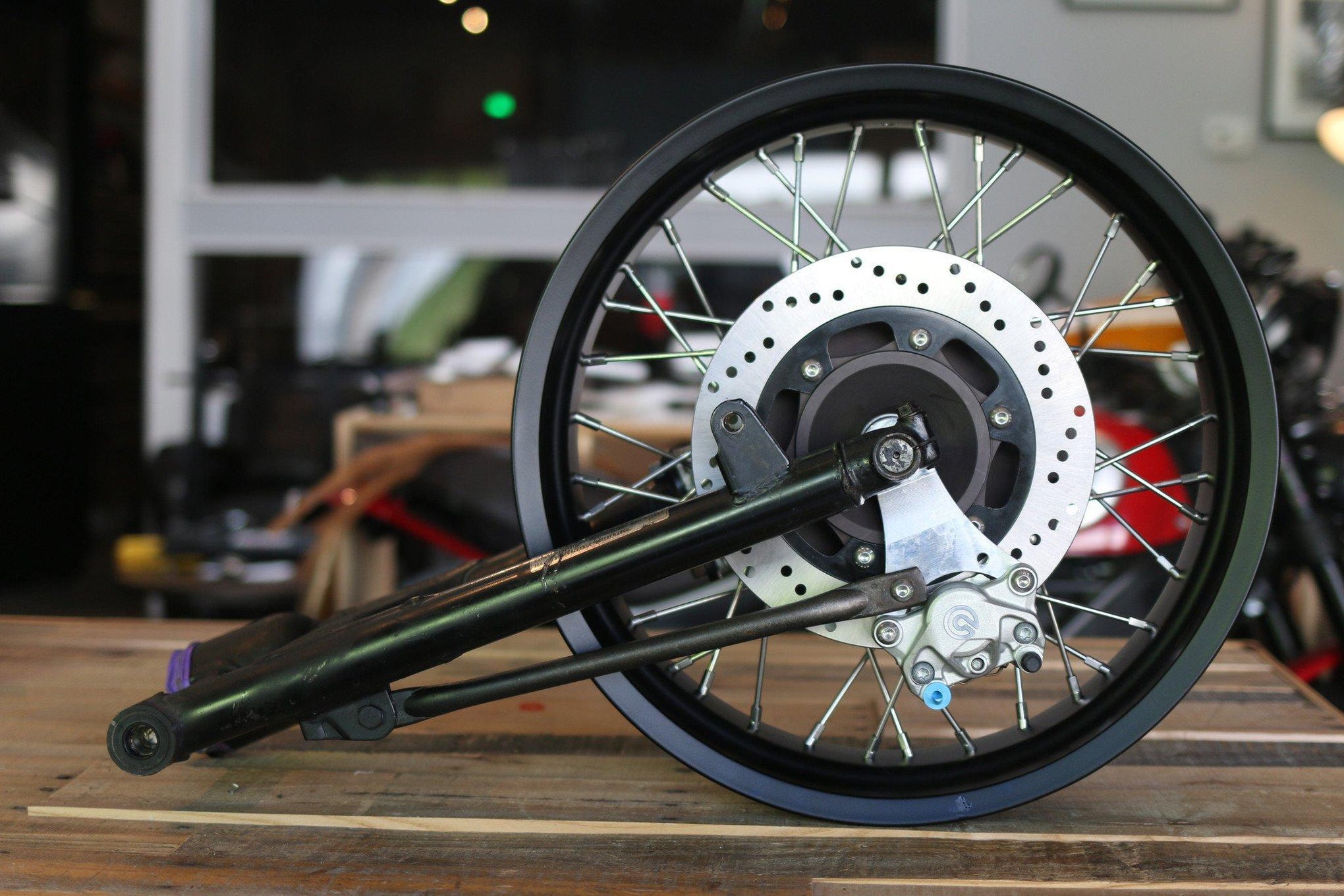 CB500 CB550 Rear Wheel with Disc Brake Conversion - Cognito Moto