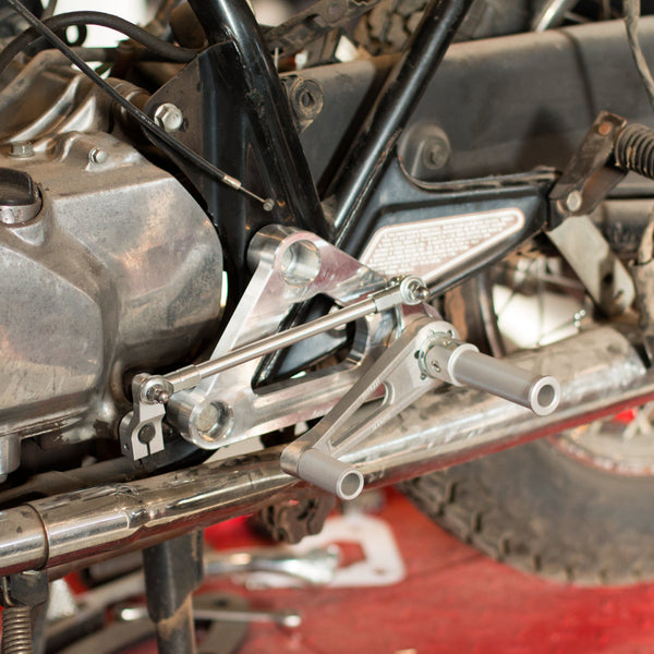 CB750 DOHC 1979-1982 Disc Brake Billet Aluminum Rearset Brackets ...