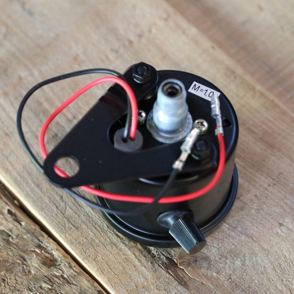 Black Mini Speedometer w/ Odometer & Trip ( 1000:60 Ratio ) - Cognito Moto