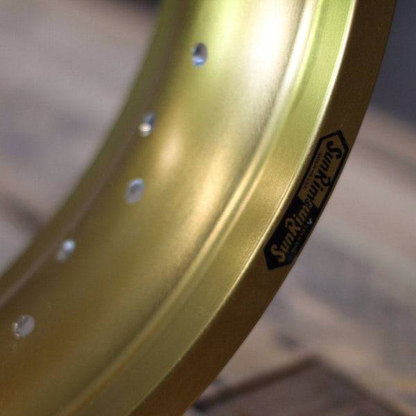 Sun Aluminum Rims Silver, Black and Gold - Cognito Moto