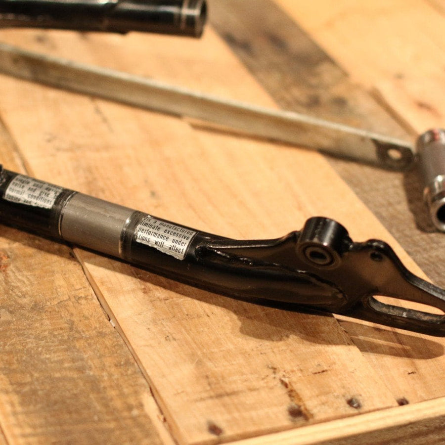 XS650 Weld on Swing arm extenders - Cognito Moto